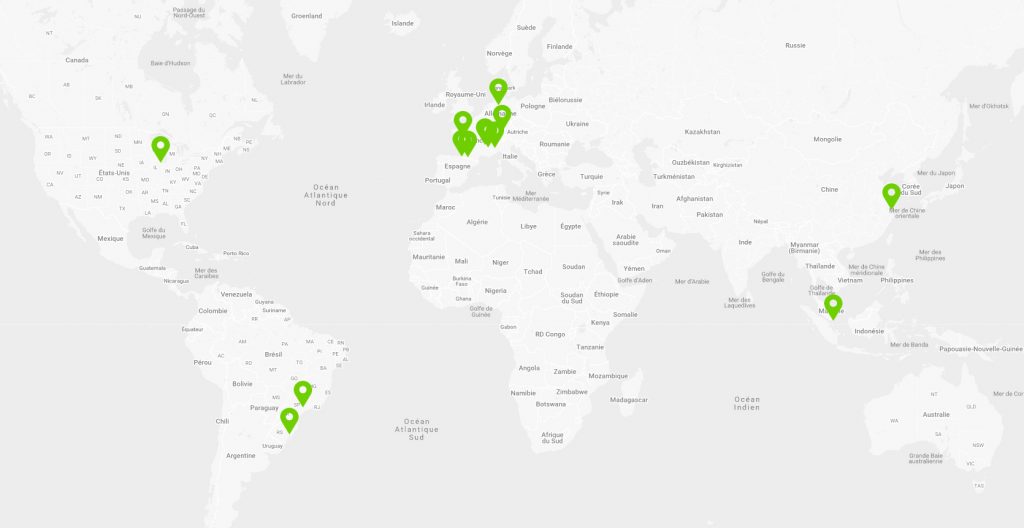 Implantations : siège social et agences en France - Alma Scop